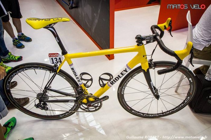 Eurobike 2014 : le Ridley Helium SL de Tony Gallopin - Matos vélo ...