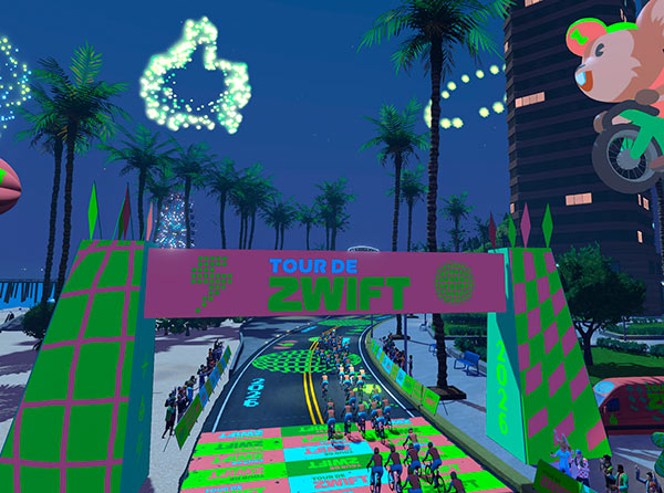 2026 débute en fanfare avec le retour du Tour de Zwift - Matos vélo ...