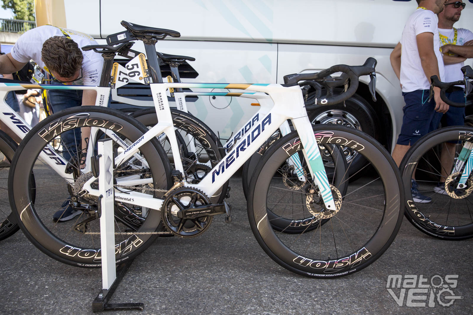 Nouveau Merida Reacto pour Bahrain Victorious sur le Tour de France 2025 - Matos vélo ...